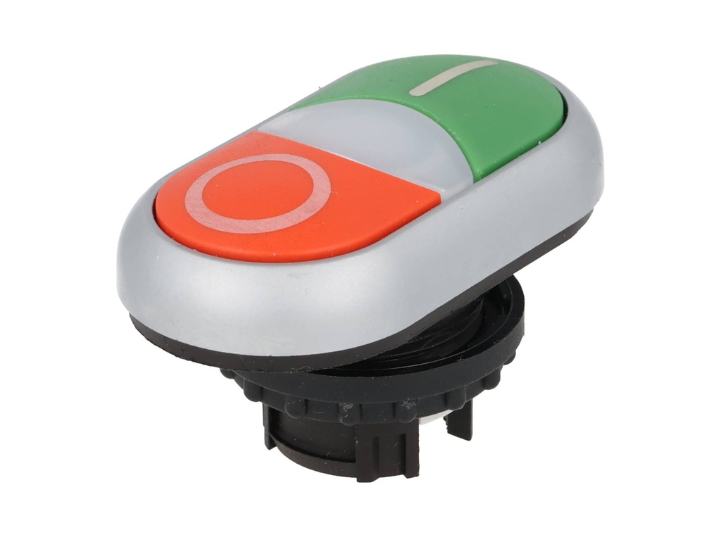 M22-DDL-GR-X1/X0 — BOTONERA DOBLE UTILIZA BASE M22-A | Acotron Electrónica Industrial